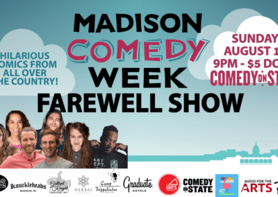 Schedule - Comedy on State | Madison's Premier Comedy Club